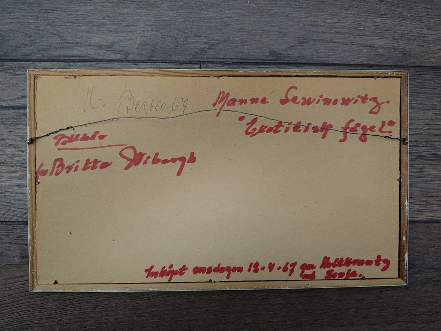 Signerad Oljemålning – ”Exot.. | Köp från WallnerBrosAB på Tradera ...