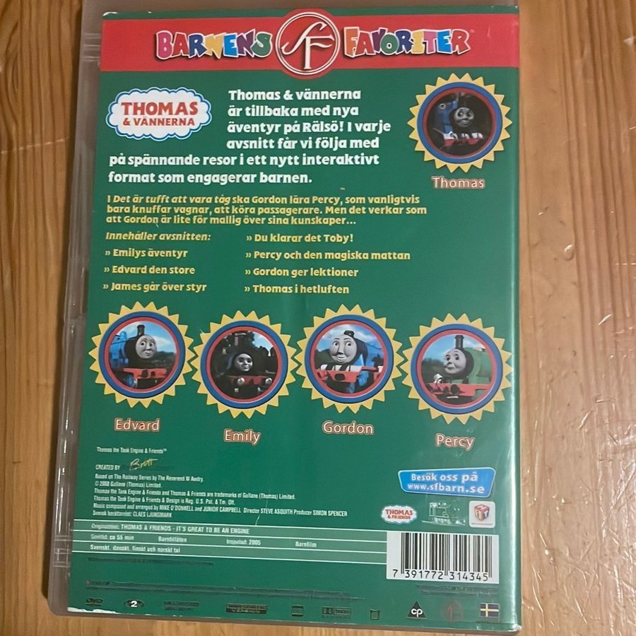 Thomas & Vännerna - Det är tufft att vara tåg DVD | Köp på Tradera ...