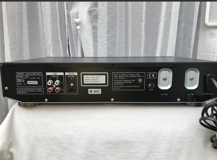 Sony Minidisc Deck MDS-JE330 | Köp på Tradera (734461164)