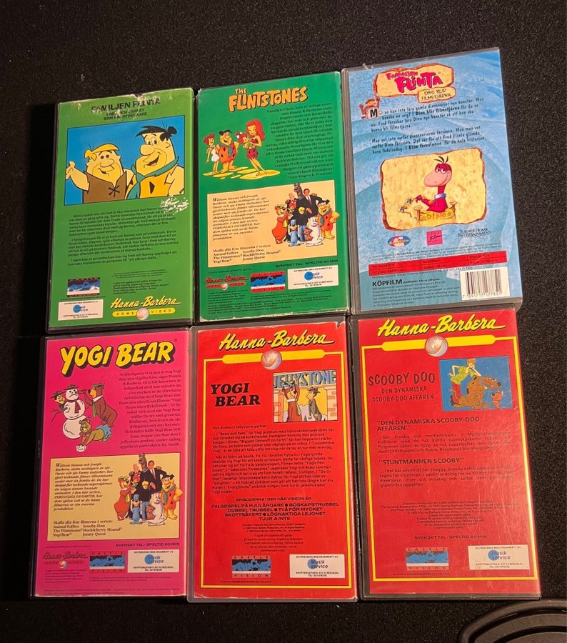 Vhs 6 St Hanna Barbera Köp På Tradera 585316775