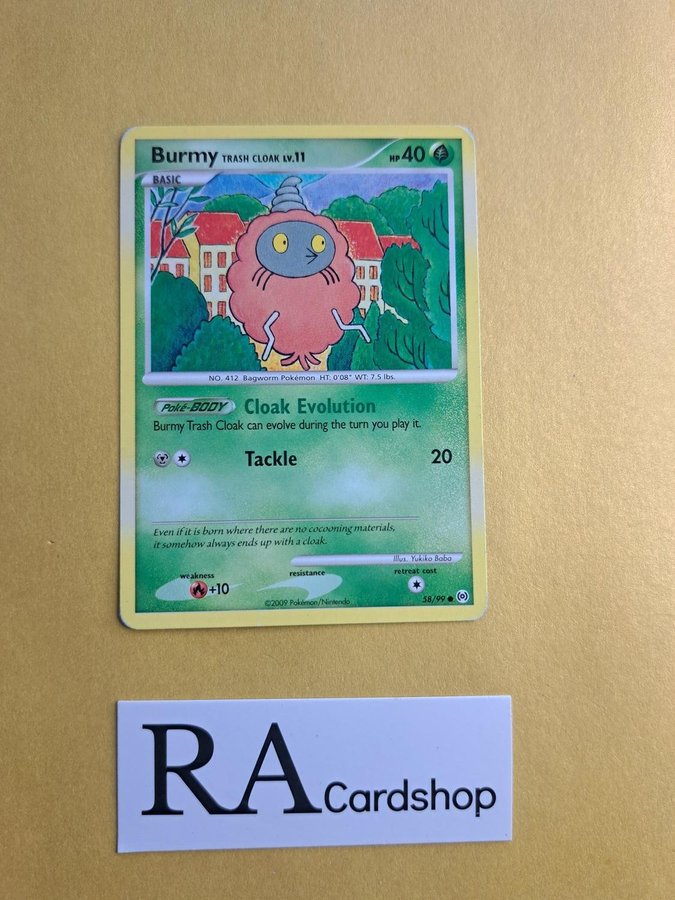 Burmy (Trash Cloak) Common 58/9.. | Köp från RaCardShop på Tradera ...