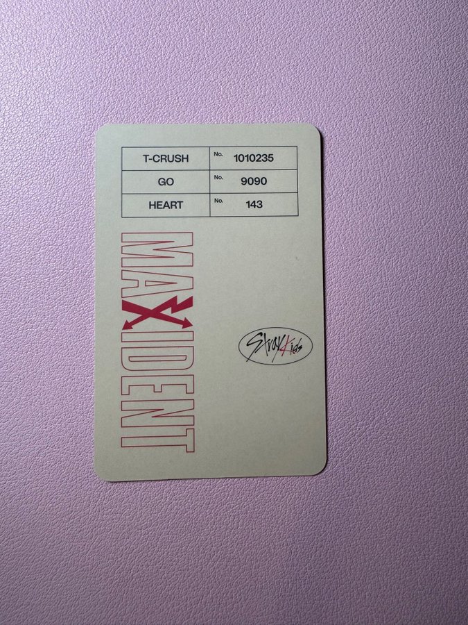 Stray Kids Felix Maxident Fotokort Photocard pc.. | Köp på Tradera ...