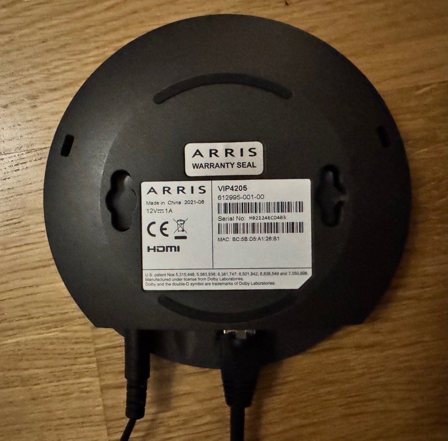 TV- Box - Arris VIP 4205 (IPTV-box) - Tele2 | Köp på Tradera (707830410)