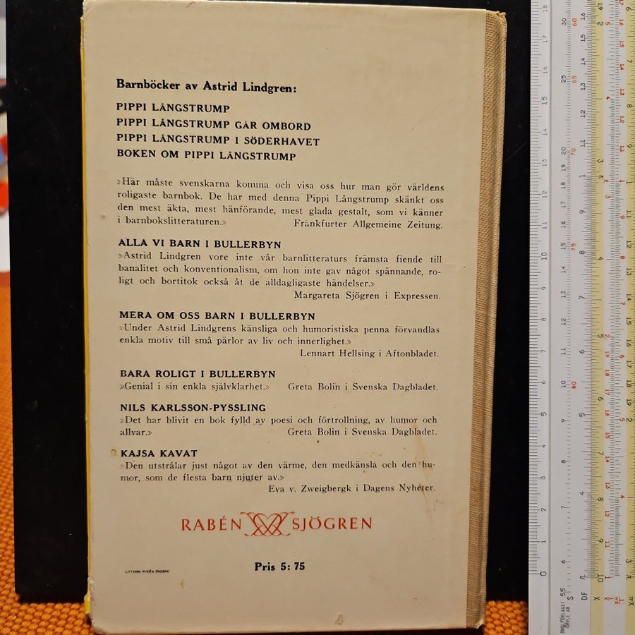 Mera om oss barn i Bullerbyn - Astrid Lindgren,.. | Köp på Tradera ...