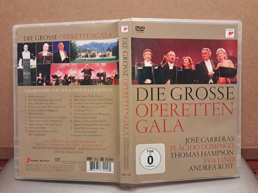 Die Grosse Operettengala - José Carreras, Pláci.. | Köp på Tradera ...