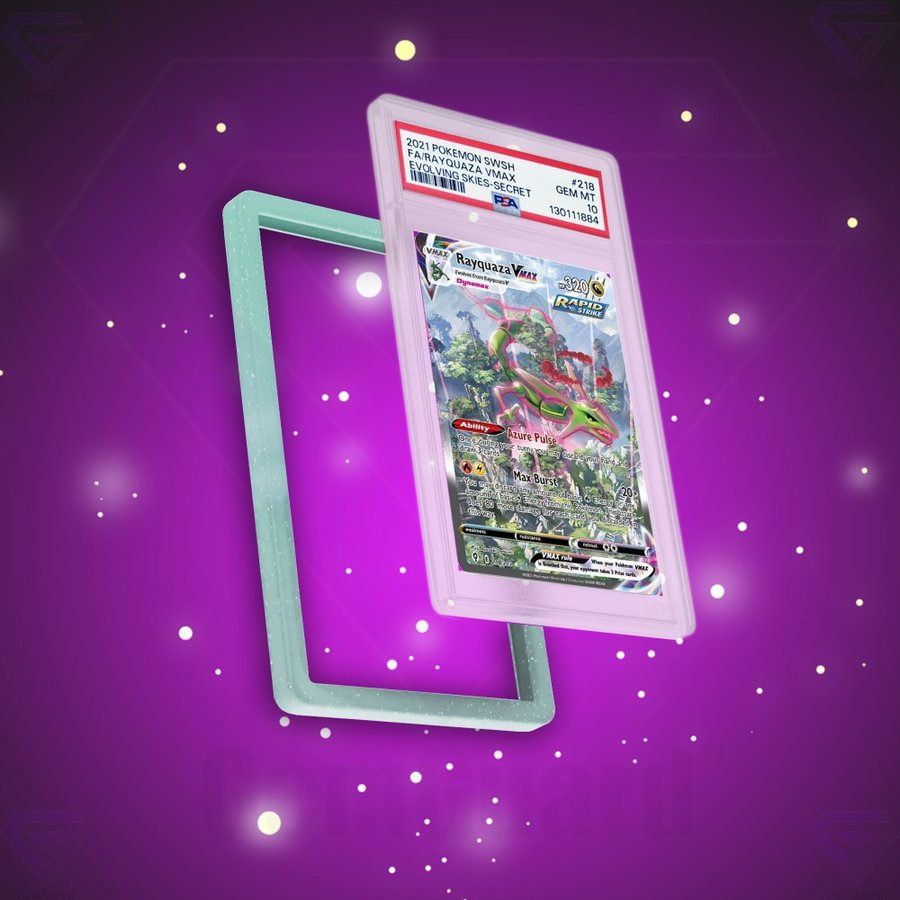 GemGuard™ Glitter EMERALD Skyddsram för PSA kort. | Köp på Tradera ...