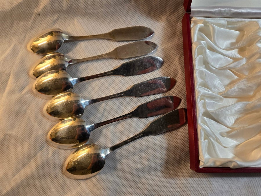 Skedar i silver - Tornedal - 224 gram .830 silv.. | Köp på Tradera ...
