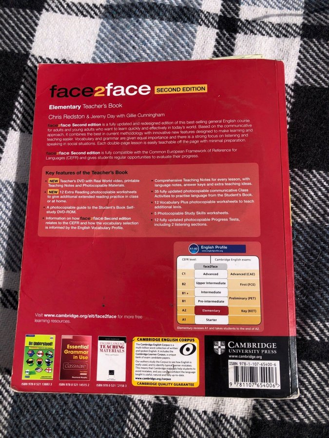 face2face Elementary Teacher’s Book 2nd Ed + DV.. | Köp på Tradera (709852407)