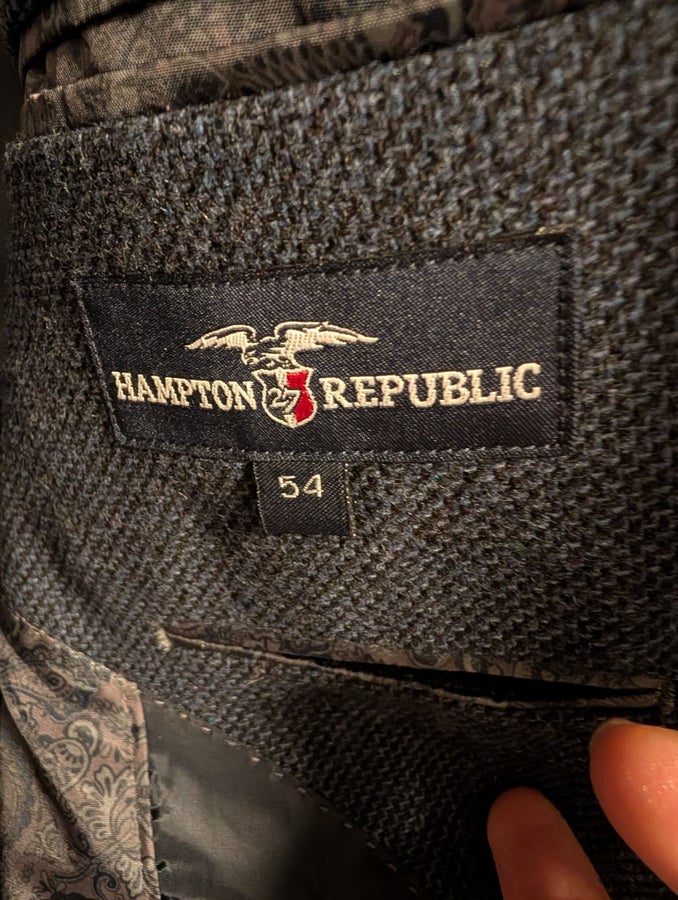 Hampton Republic blå kavaj, storlek 54 | Köp på Tradera (715417193)