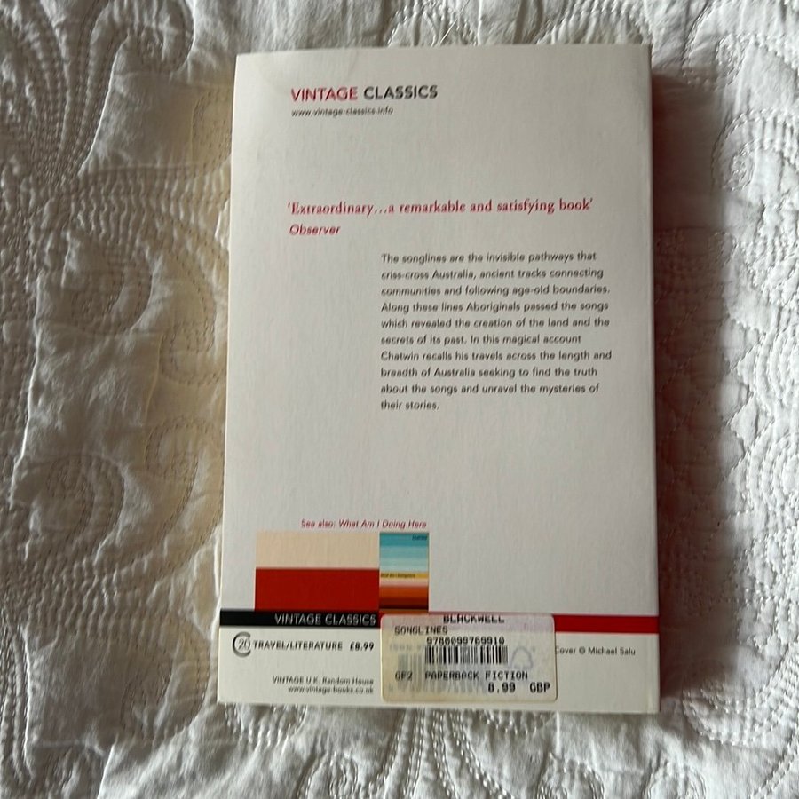 The Songlines av Bruce Chatwin | Köp på Tradera (714208803)