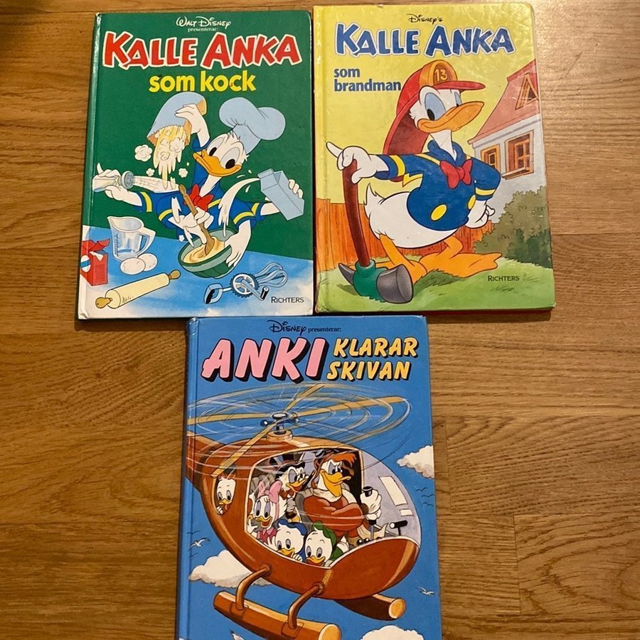Kalle Anka, Anki - Blandade Disney Böcker | Köp på Tradera (703556544)