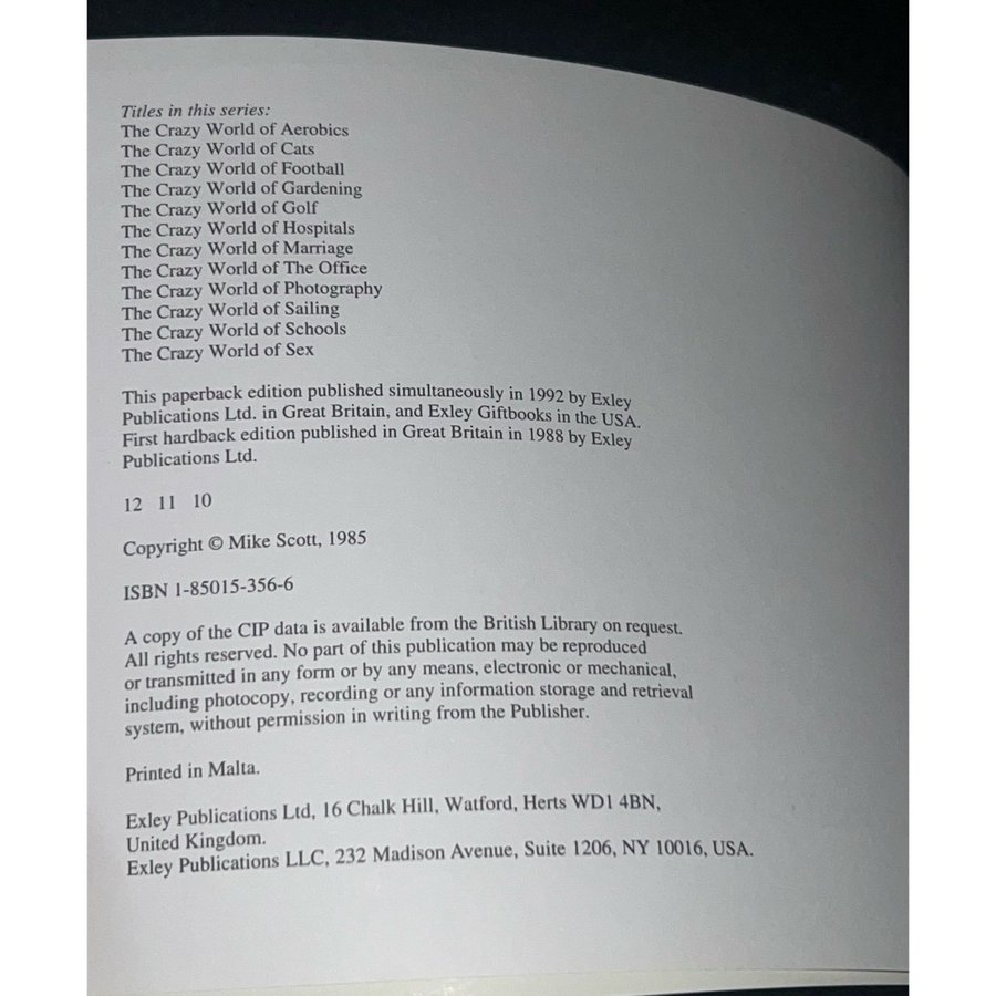 The Crazy World of Golf - Mike Scott - 1985 | Köp på Tradera (714395333)