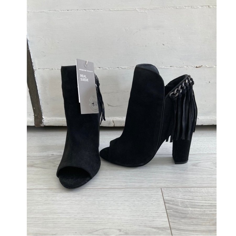 Nya mocka pumps högklackade stövletter stl38 ny.. | Köp på Tradera ...