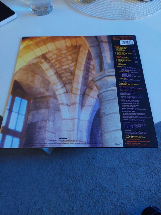 Thompson Twins - Here's To Future Days - LP | Köp på Tradera (709313823)