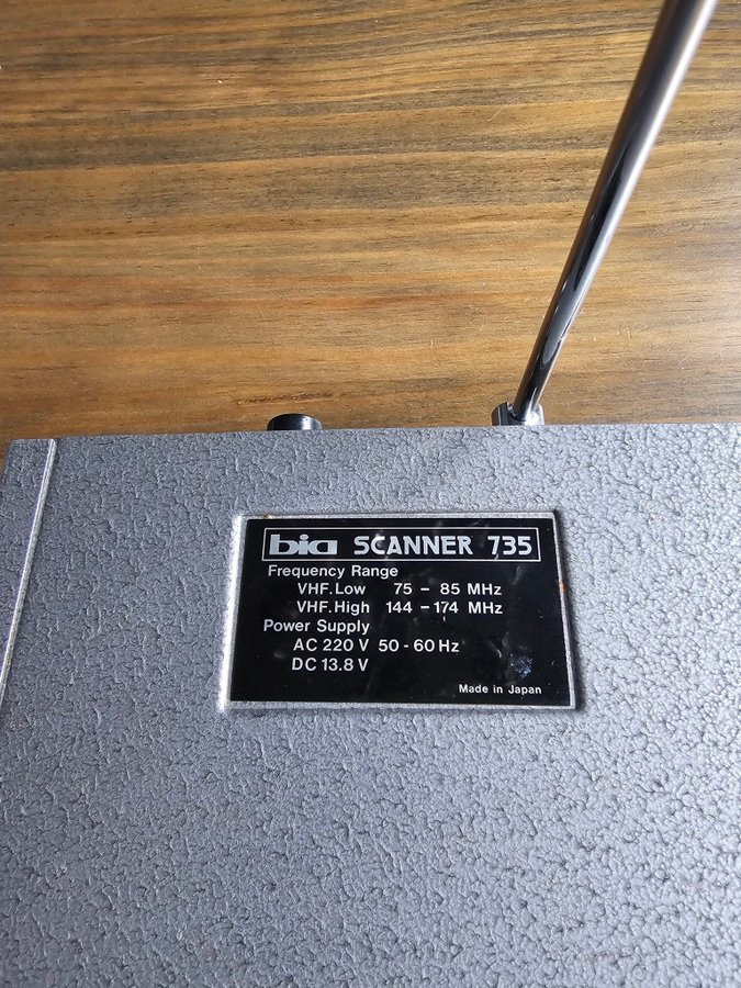 Se produkter som liknar Bia Scanner 735 polisradio av.. på Tradera ...