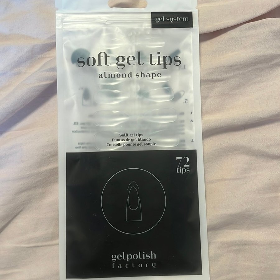 Soft Gel Tips - Almond Shape 2pack | Köp på Tradera (697805324)