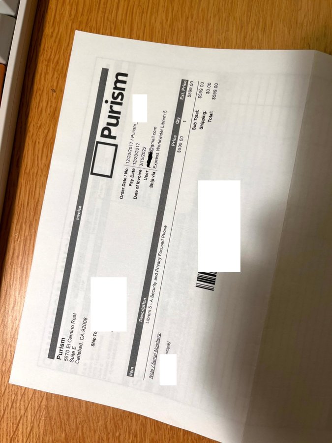 Purism Librem 5 – Brand New / Unused – Original.. | Köp på Tradera ...