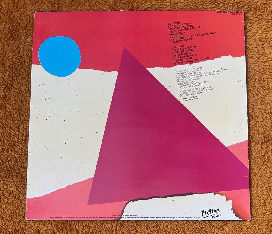 The Cure - Boys Don't Cry - Vinyl LP | Köp på Tradera (734554397)