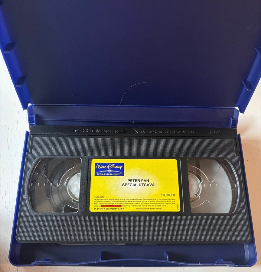 Peter Pan - Specialutgåva - VHS | Köp på Tradera (711680995)
