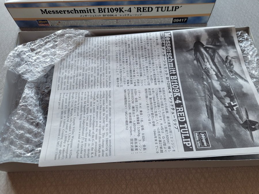 Hobby Kits Messerschmitt Bf109K-4 'RED TULIP' M.. | Köp på Tradera ...