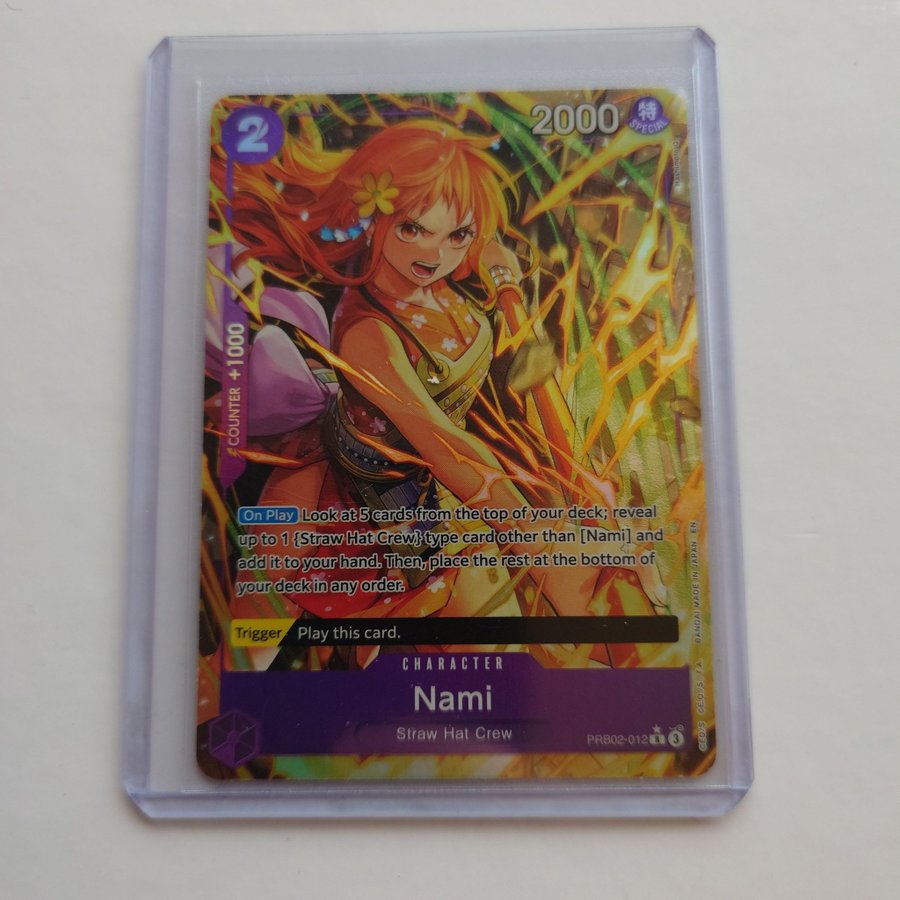 Se produkter som liknar One Piece TCG - Nami PRB02-01.. på Tradera ...