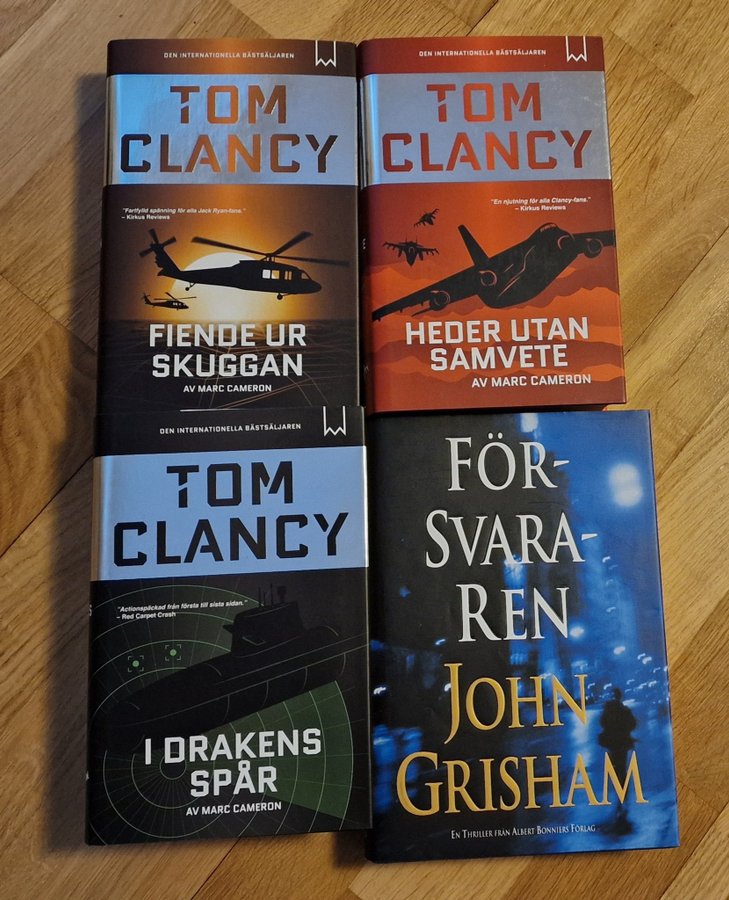 Tom Clancy, Marc Cameron, John Grisham - 4 Böcker | Köp på Tradera ...