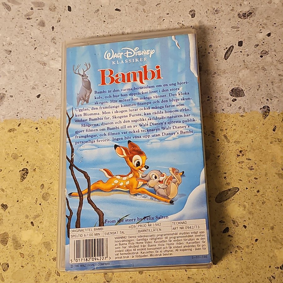 Bambi - Walt Disney Klassiker VHS | Köp på Tradera (688513271)