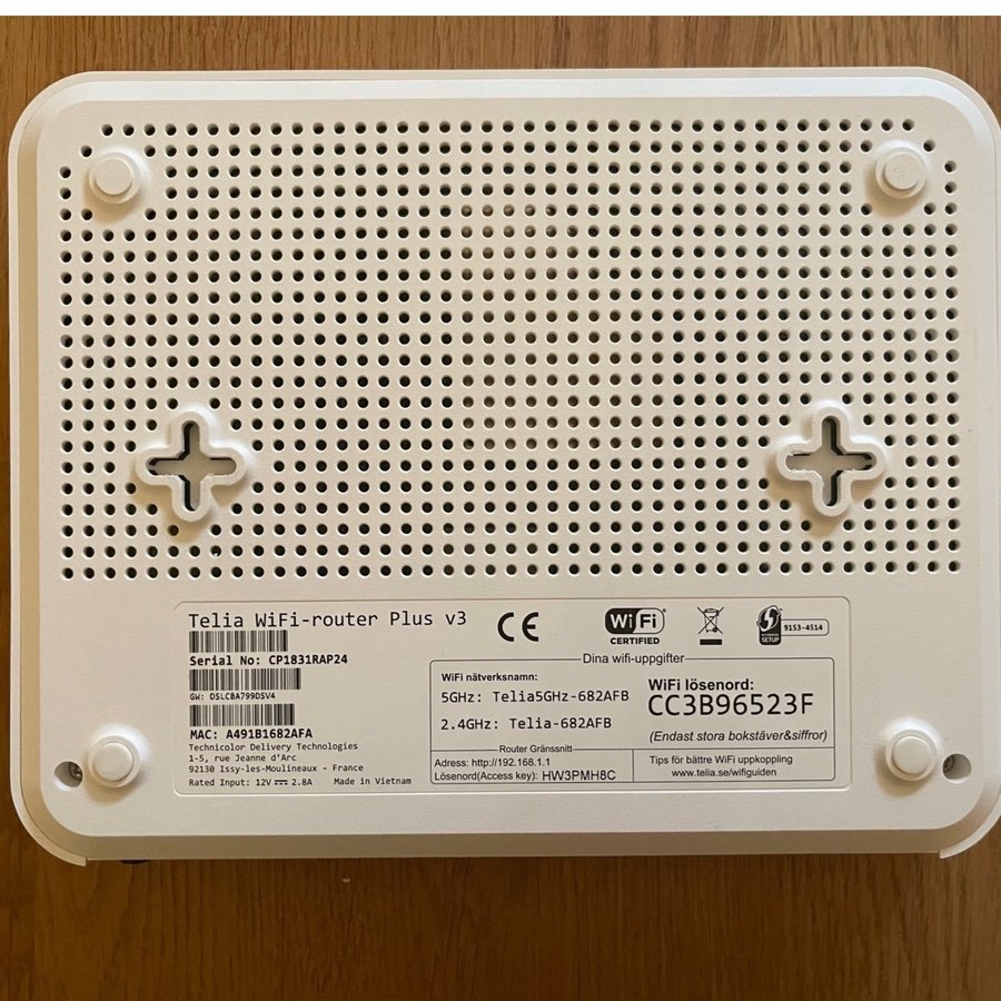 Telia WiFi-router Plus v3 | Köp på Tradera (708974256)