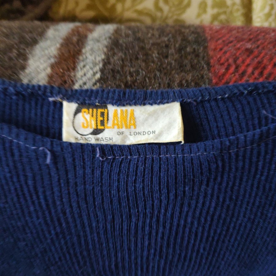 Vintage maxiklänning från Shelana of London | Köp på Tradera (708455701)