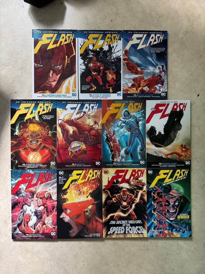 The Flash DC Universe Rebirth Vol. 1-11, av Jos.. | Köp på Tradera ...