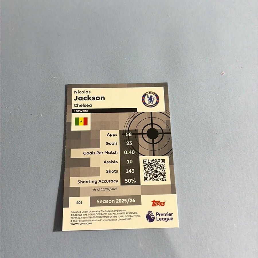 Nicolas Jackson Topps Premier League 25/26 Pro .. | Köp på Tradera ...