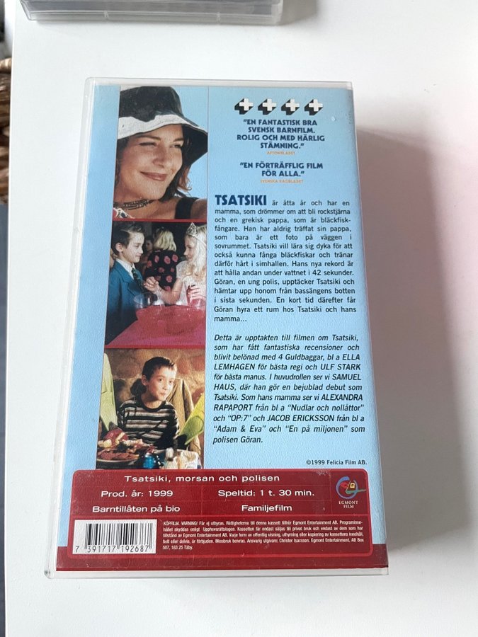 Tsatsiki Morsan och Polisen VHS & Ella den Fört.. | Köp på Tradera ...