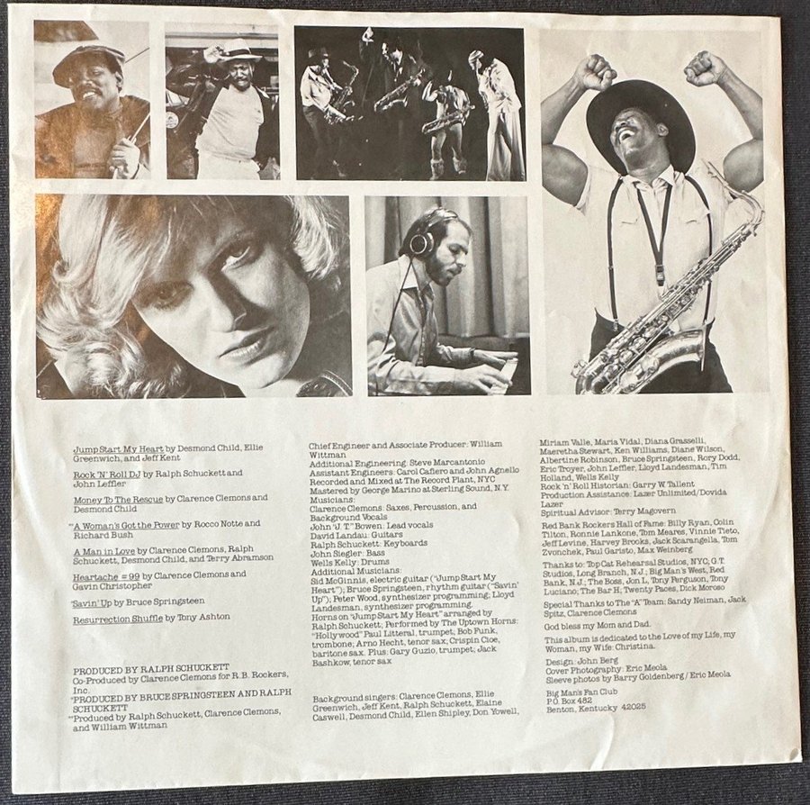 Clarence Clemons And The Red Bank Rockers ?– Re.. | Köp på Tradera ...