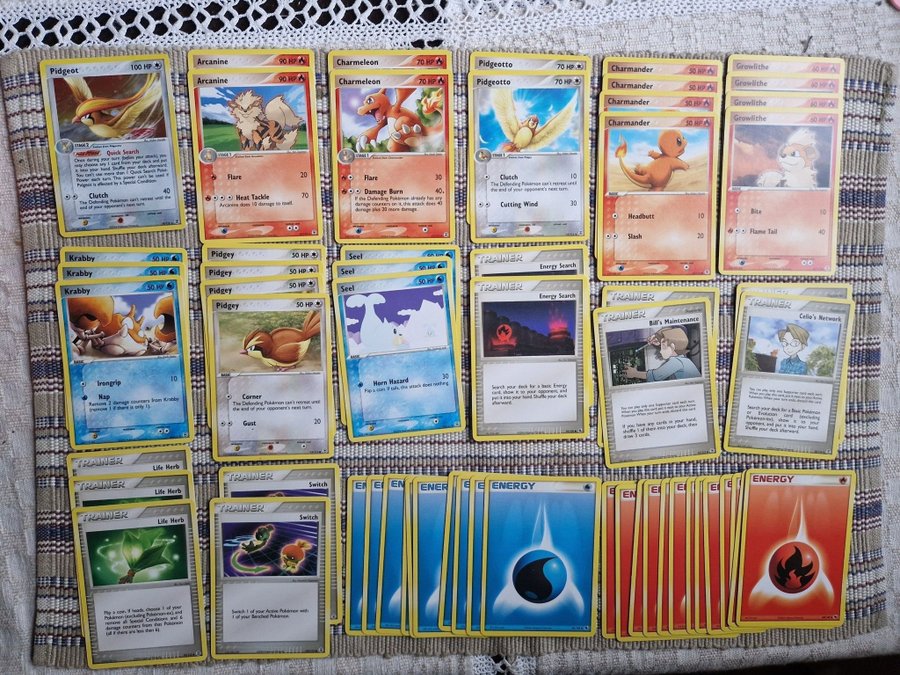 Pokémon EX Fire Red Leaf Green Theme decks | Köp på Tradera (700291403)