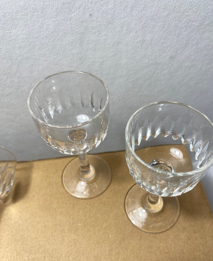 Orrefors vintage snapsglas – kristall – set 8 s.. | Köp på Tradera ...