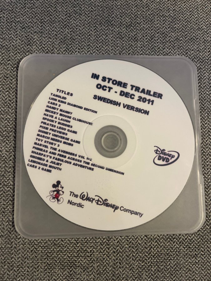 Disney DVD In Store Trailer - Svensk Version | Köp på Tradera (713320466)