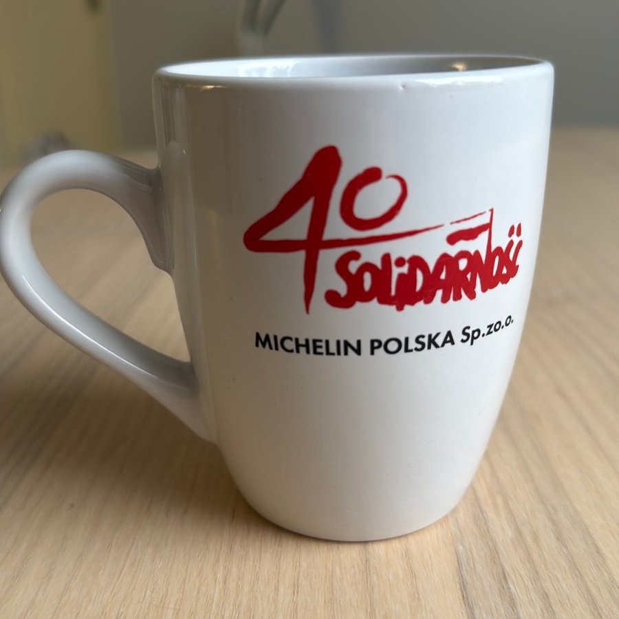 Retro Solidarnosc Michelin Polska Sp.zo.o Mugg | Köp på Tradera (713357762)