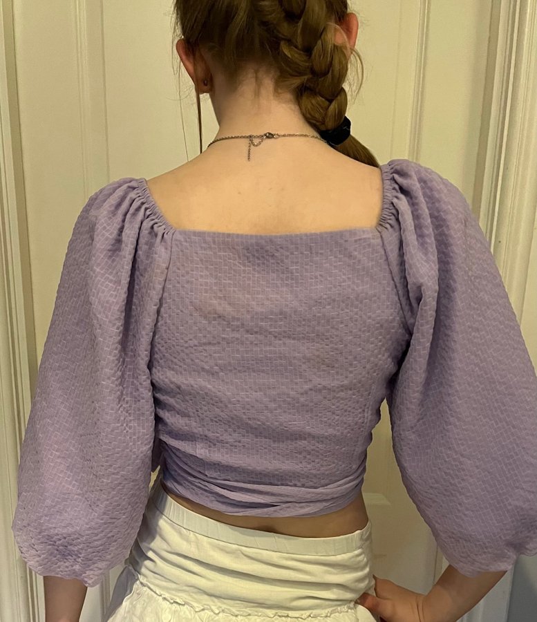 Nyskick! Gina Tricot lila omlottblus/ blus stor.. | Köp på Tradera ...