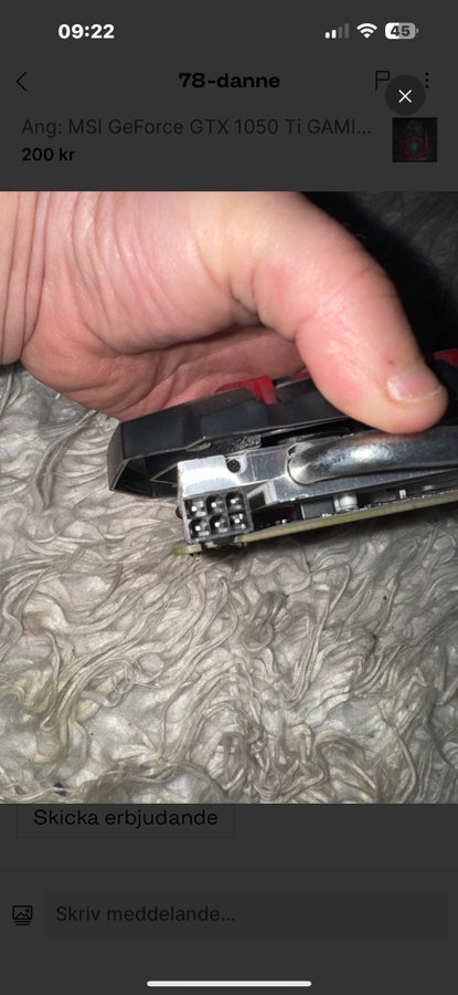 MSI GeForce GTX 1050 Ti GAMING X 4G | Köp på Tradera (703807697)