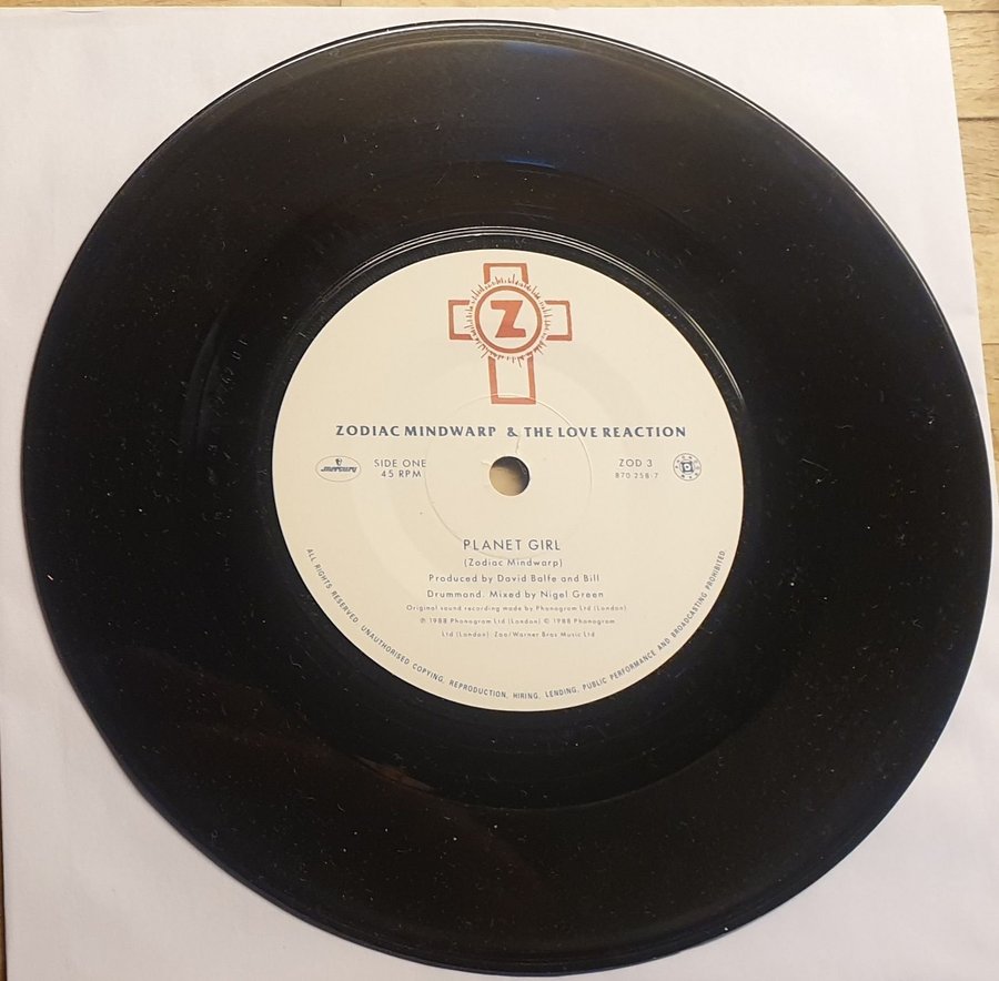 Zodiac Mindwarp & The Love Reaction - Planet Gi.. | Köp på Tradera ...