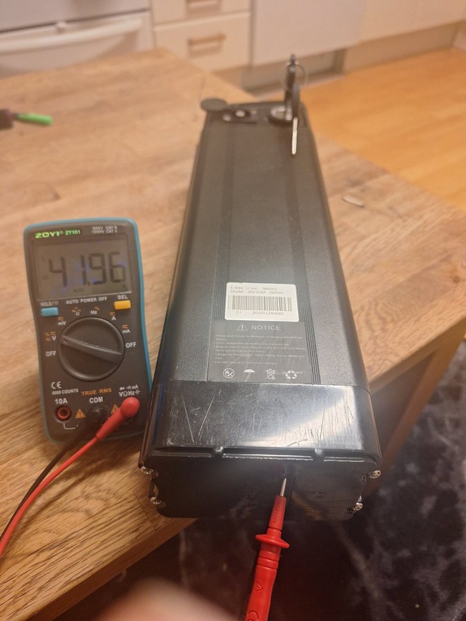E-Bike Li-ion Battery 36V 10Ah 360Wh | Köp på Tradera (714250141)