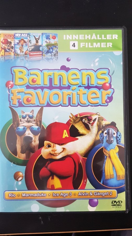 Barnens Favoriter Box 4 st Dvd - box Rio, Alvi.. | Köp på Tradera ...