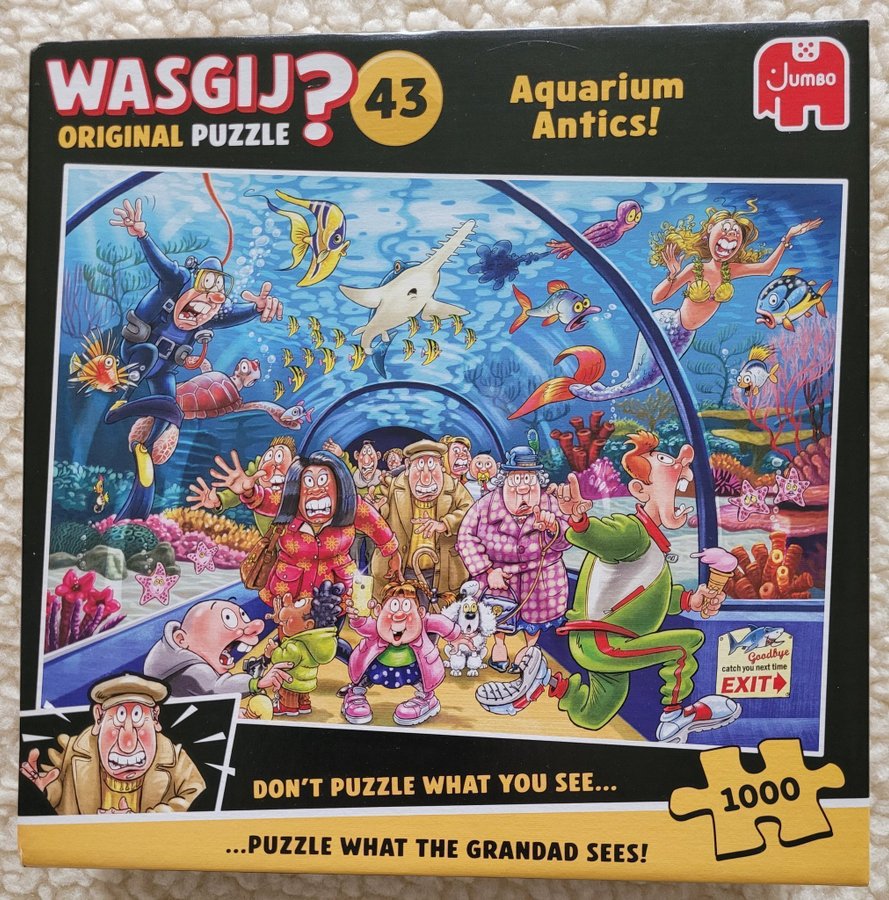 WASGIJ Original 43: Aquarium Antics! 1000 bitar.. | Köp på Tradera ...