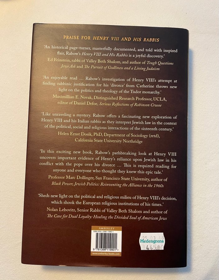 Se produkter som liknar Henry VIII and His Rabbis av .. på Tradera ...