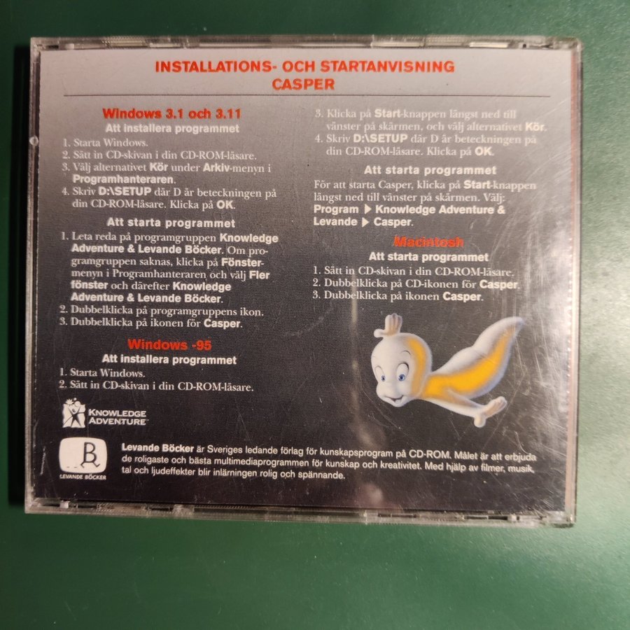 Casper Sagobok - CD-ROM för Windows och Macintosh | Köp på Tradera ...
