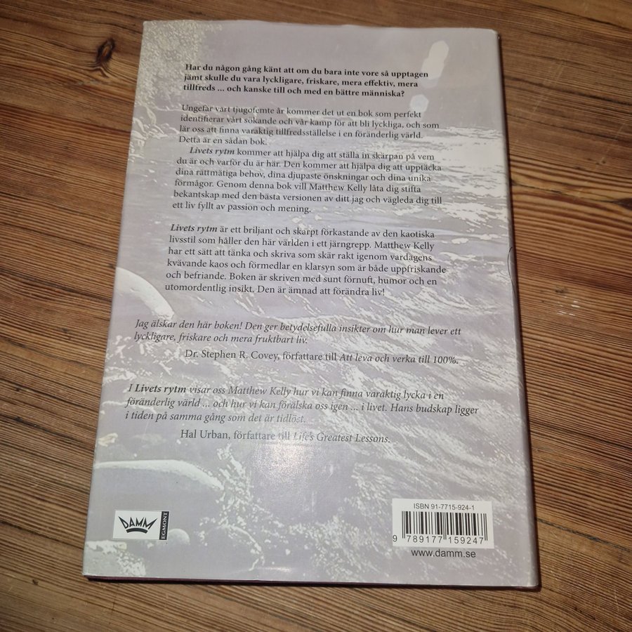 Livets rytm av Matthew Kelly | Köp på Tradera (711739553)