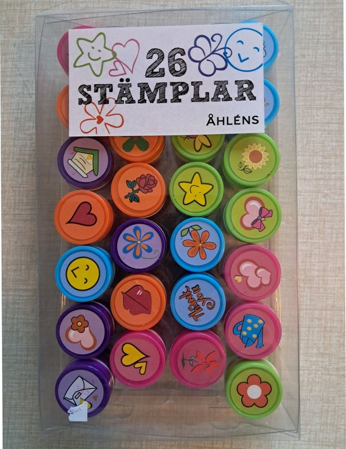 Pyssel, set med pärlor, stämplar, tejp och klis.. | Köp på Tradera ...