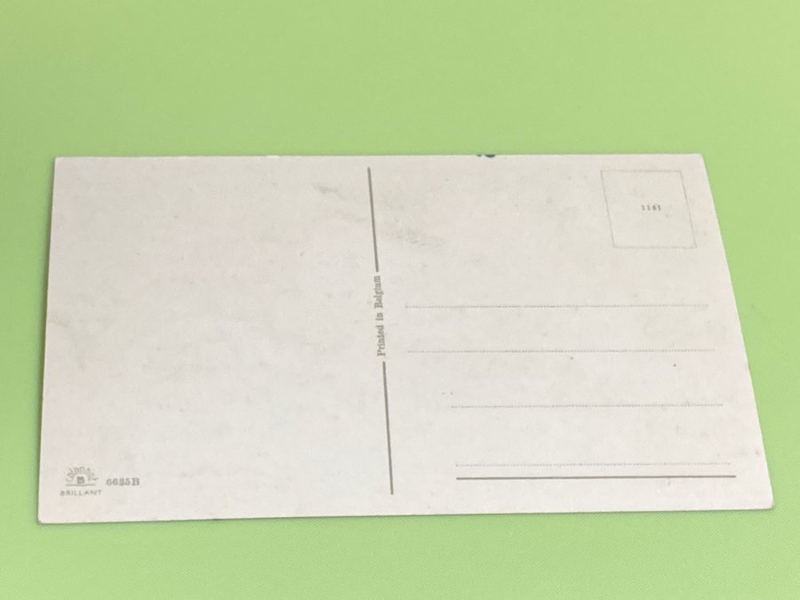 Äldre vykort - Blommor i vas - Plastbehandlat | Köp på Tradera (701012705)