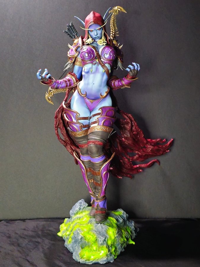 Sylvanas Windrunner Staty - World of Warcraft | Köp på Tradera (709329989)