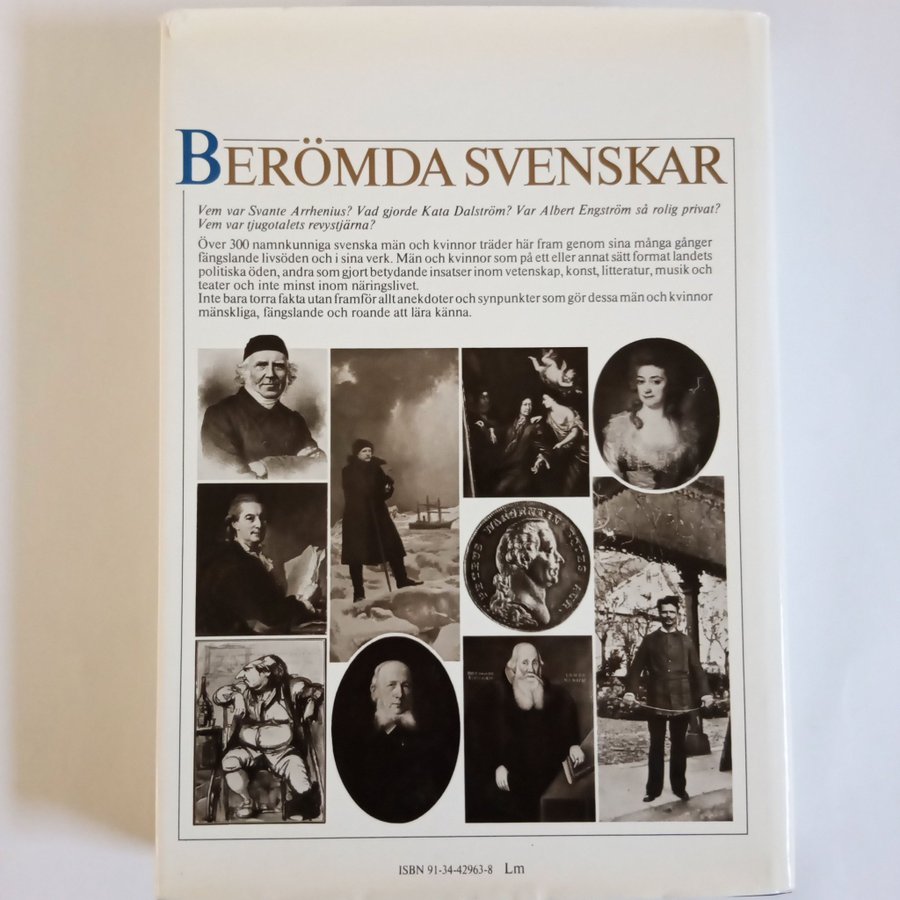 Berömda Svenskar från tolv sekler av Gardar Sah.. | Köp på Tradera ...